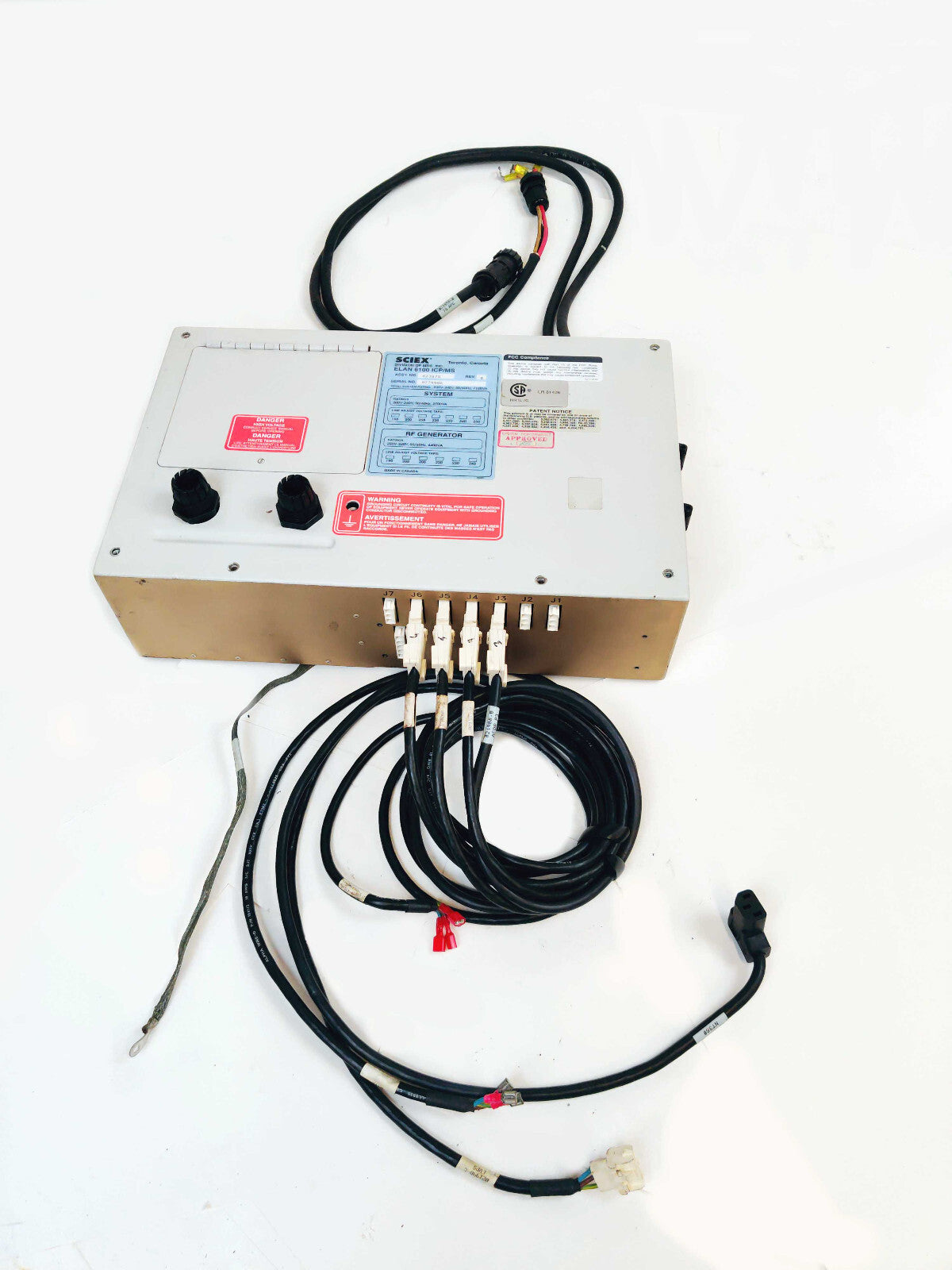 PerkinElmer Sciex Elan 6100 ICP/MS AC Power Distribution Panel. Workin ...