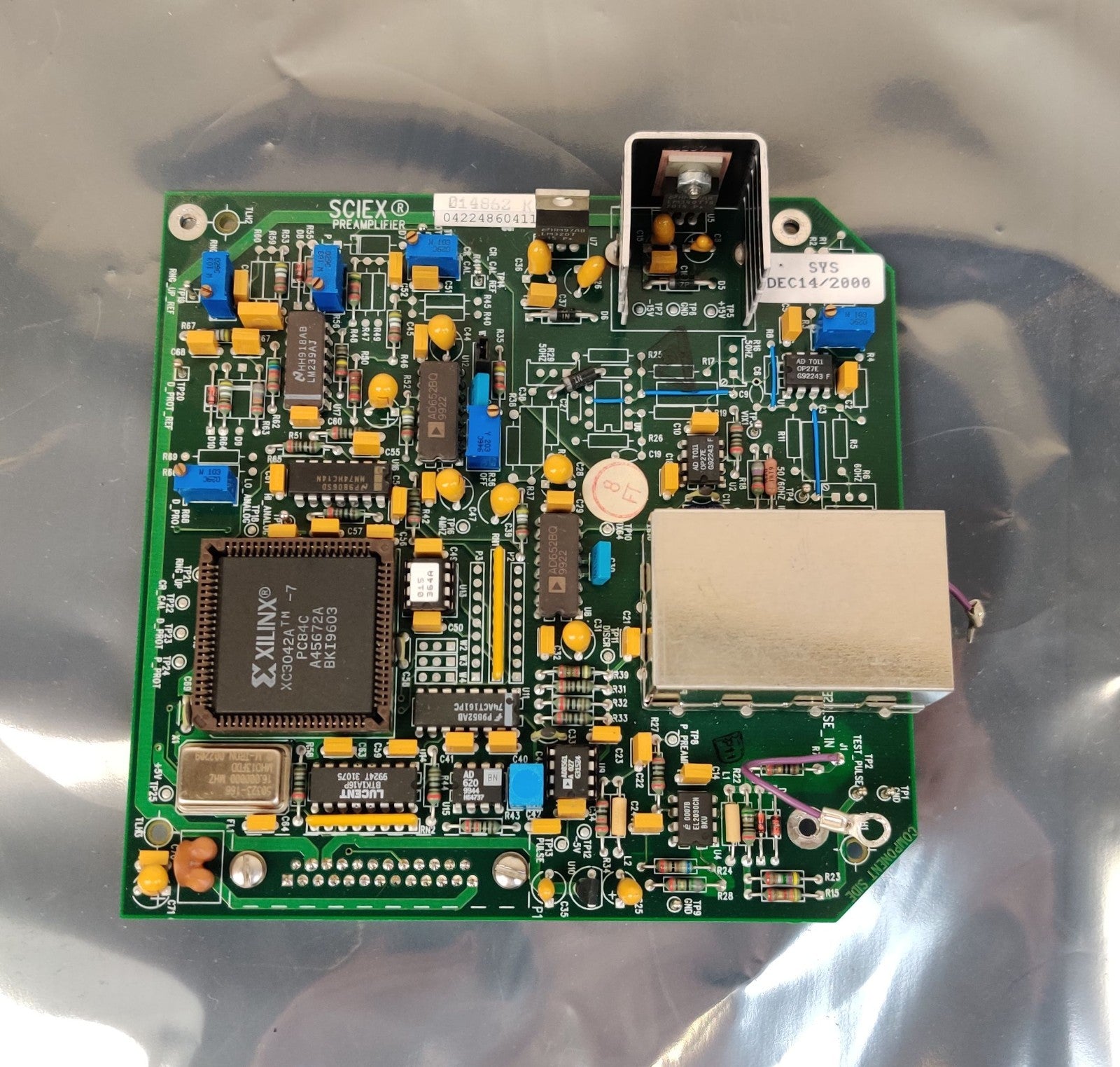 PerkinElmer Sciex ELAN DRC Plus ICP-MS Preamplifier Board 014862 K Wor ...