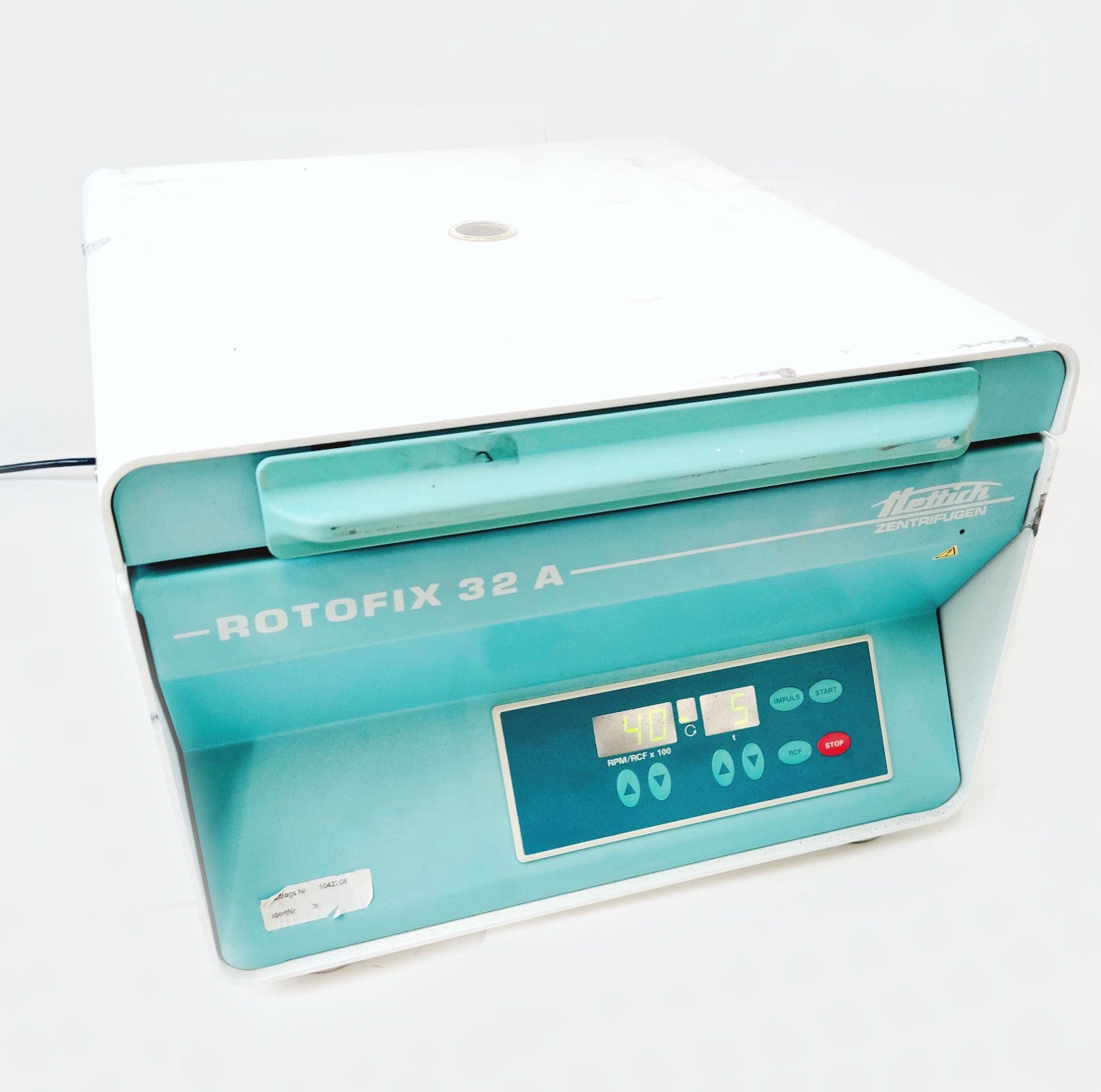 Hettich Rotofix 32A Centrifuge 1206-01 w/ 1324 Swing Buket Rotor 4x100 ...