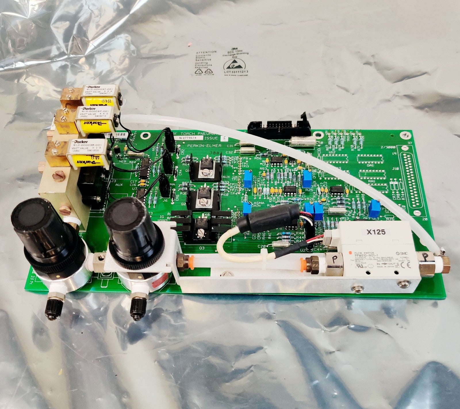 PerkinElmer Nexion N0779674 issue E RF Torch Pneumatics SMC PFM510-N01 ...